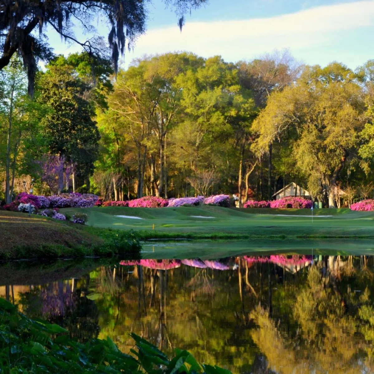 Morgan River at Dataw Island Golf Course in Saint Helena Island, South ...