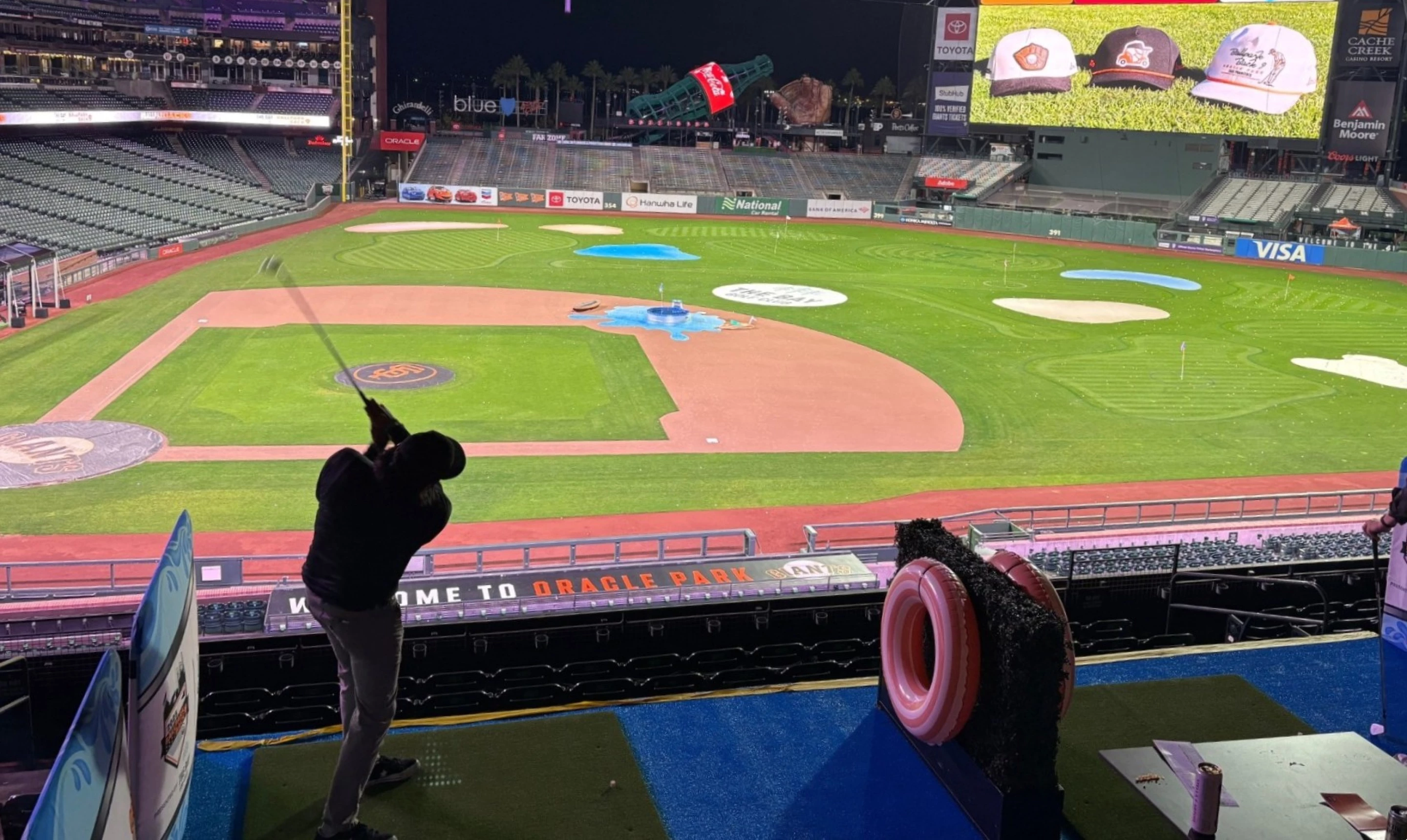Why playing golf inside a baseball stadium should be on your bucket list