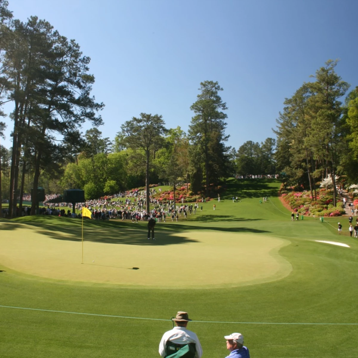 Scenes from the 2011 Masters Wednesday practice round at Augusta